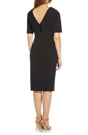 Adrianna Papell V-back Sheath Dress