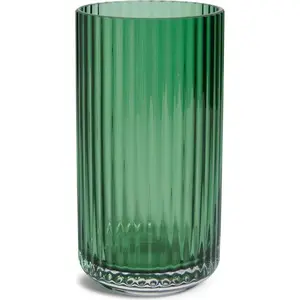 LYNGBY PORCELAEN 8-inch Fluted Vase - Green
