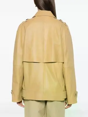 TOTEME Leather Jacket - Neutrals