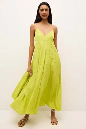 Marie Oliver Levine Slip Dress - Apple | Editorialist