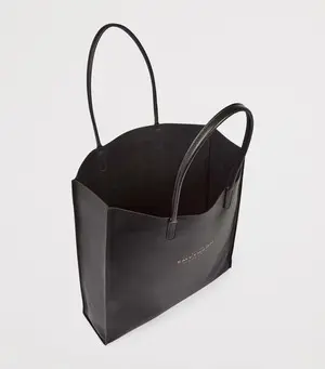 Smythson Leather Kingly Tote Bag - Black