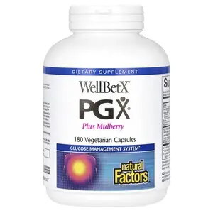 NATURAL FACTORS Wellbetx Pgx 180 Capsules - One-color