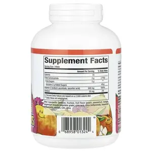 NATURAL FACTORS C500mg Peach Passionfruit Mango 90 Tablets