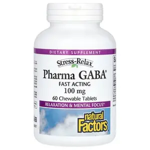 NATURAL FACTORS Pharmagaba Tablets 60 Tablets - One-color