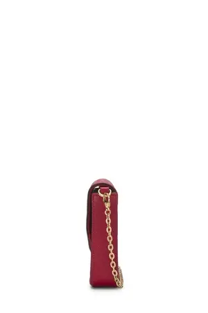 LOUIS VUITTON Monogram Empreinte Pochette Felicie - Red