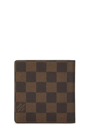 LOUIS VUITTON Damier Ebene 6 Cartes Credit Bi-fold Wallet