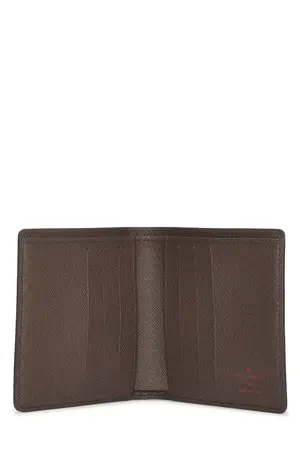 LOUIS VUITTON Damier Ebene 6 Cartes Credit Bi-fold Wallet