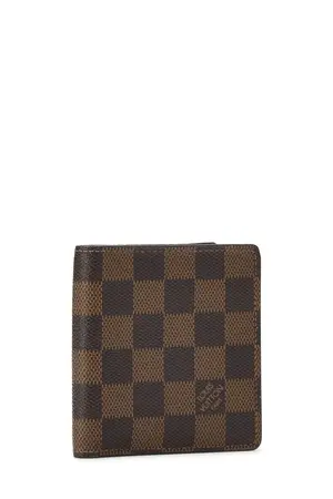 LOUIS VUITTON Damier Ebene 6 Cartes Credit Bi-fold Wallet