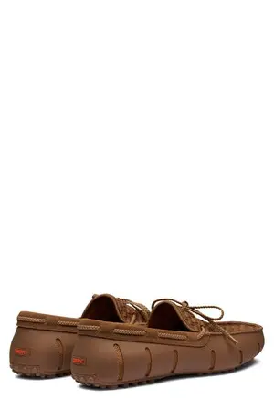 Swims Woven Driving Loafer - Nut