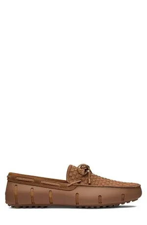 Swims Woven Driving Loafer - Nut