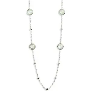 Ippolita Lollipop® Ball & Stone Station Necklace - Silver/ Garnet