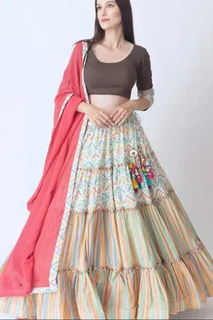 Raas Embroidered Skirts