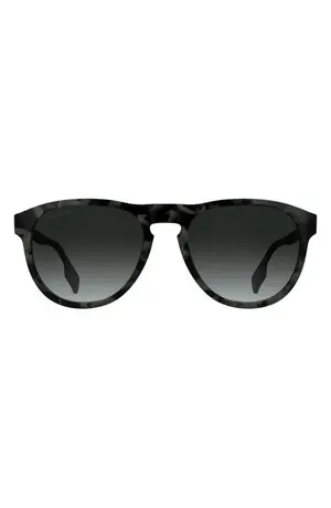 Canada Goose Canada Goose Disc Logo Oval Sunglasses Black/ Havana Grey