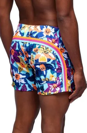 Sundek Floral Board Shorts - Blue Multi