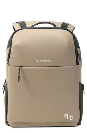HEDGREN Tram Laptop Backpack - Vintage Beige