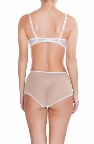 HUIT Amoureuse High Waist Embroidered Lace Briefs