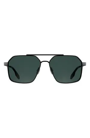 Canada Goose 61mm Aviator Sunglasses - Matte Black