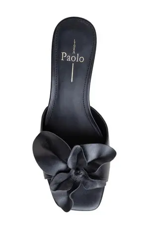 Linea Paolo Idalia Floral Embellished Sandals - Black