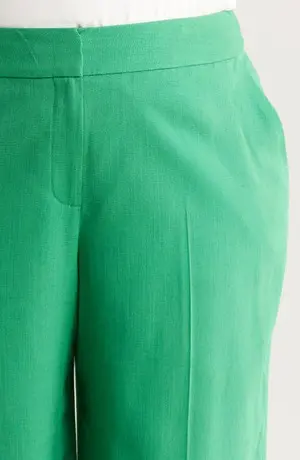 TAHARI ASL Wide Leg Trousers - Clover