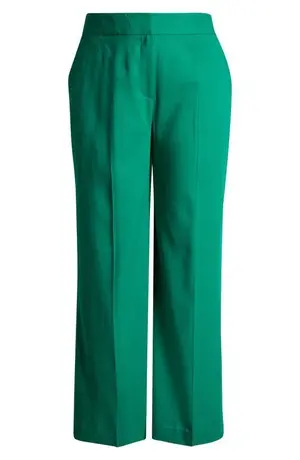 TAHARI ASL Wide Leg Trousers - Clover