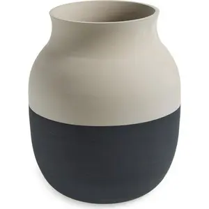 KAHLER Omaggio Circulare Vase - Gray