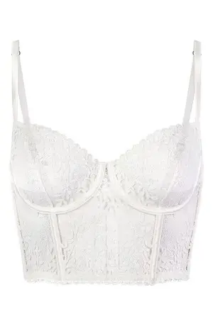 HUIT Amoureuse Embroidered Underwire Bustier