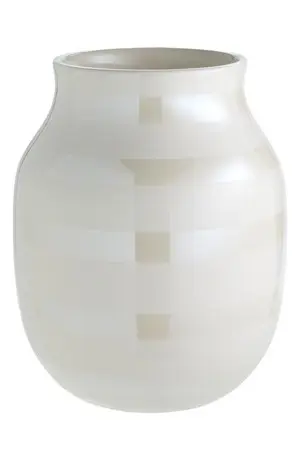 KAHLER Omaggio Pearlescent 5-inch Vase - White