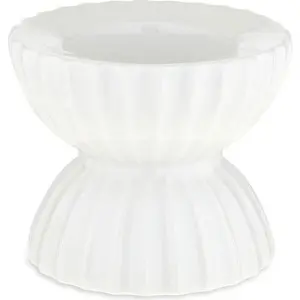 LYNGBY PORCELAEN Tura 2.6-inch Candleholder - White