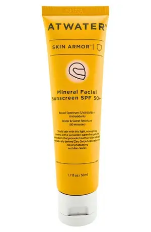 ATWATER Skin Armor Mineral Facial Sunscreen Spf 50+ - No Color