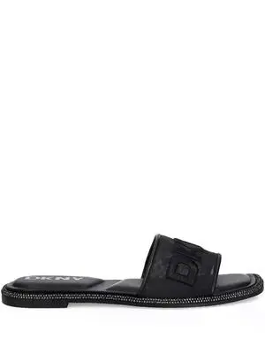 Dkny Logo Slides - Black