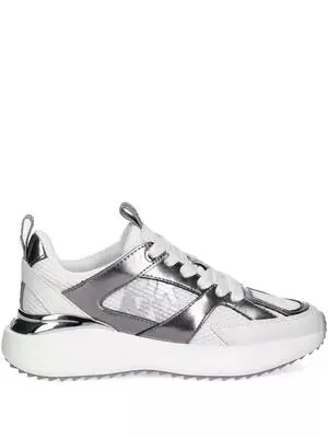 Dkny Silver Tone Shoes For Women