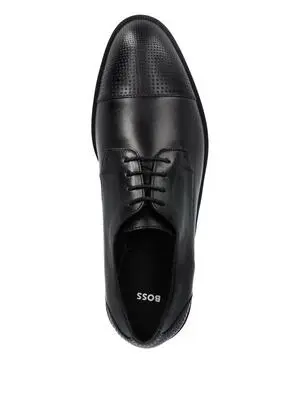 Hugo Boss Colby Perforated-cap Derby Shoes