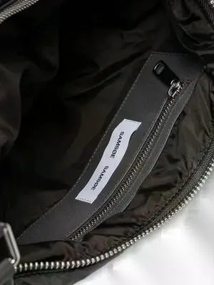 SAMSOE SAMSOE Logo Strap Shoulder Bag - Grey