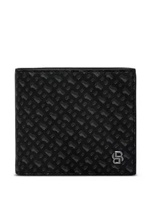 BOSS Textured Bi-fold Wallet - Black