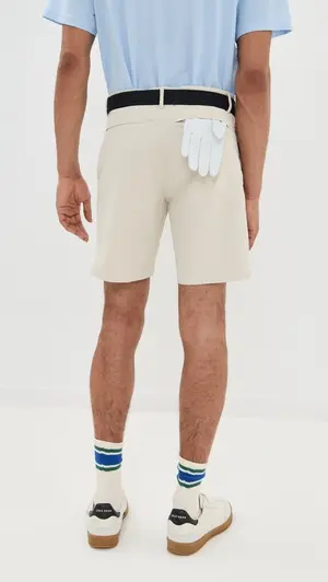 Rlx Ralph Lauren On Course Matte Stretch Nylon Shorts - Basic Sand