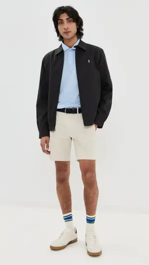 Rlx Ralph Lauren On Course Matte Stretch Nylon Shorts - Basic Sand
