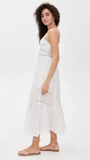 LoveShackFancy Esilda Dress - True White