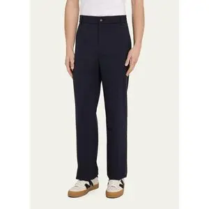 Moncler Tailored Gabardine Straight Leg Pants