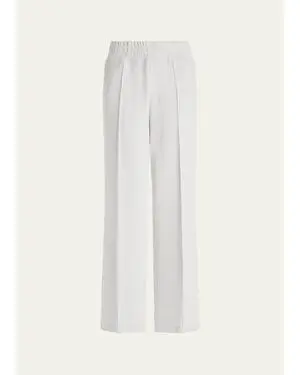 Varley Wide-leg Trousers - Ivory
