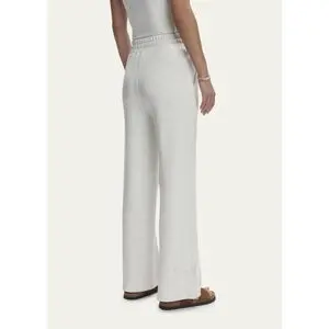 Varley Wide-leg Trousers - Ivory