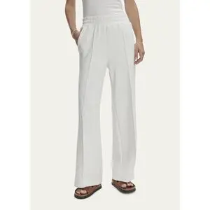 Varley Wide-leg Trousers - Ivory