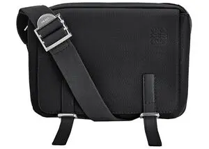 Loewe Military Messenger Bag In Soft Grained Calfskin - Black