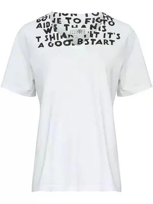 Maison Margiela V Neck T-shirts For Women