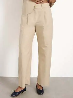 ALEX MILL Relaxed Fit Barrel-leg Pants