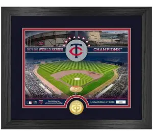 HIGHLAND MINT Minnesota Twins Bronze Coin Stadi Um Photo Mint - One-color