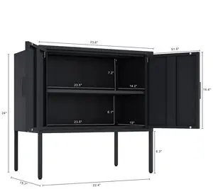 MANHATTAN COMFORT Ava 23.6' Accent Cabinet