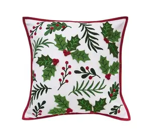 VALERIE PARR HILL Holly Sprig Berry Pillow Valerie - One-color