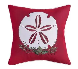 VALERIE PARR HILL Sea Life Sand Dollar Pillow Valerie - One-color
