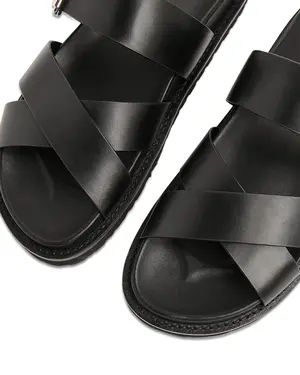 Whistles Celestine Buckled Sandals - Black