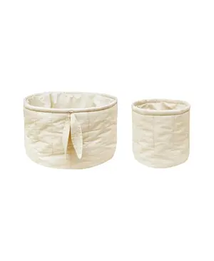LORENA CANALS Quilted Baskets Natural